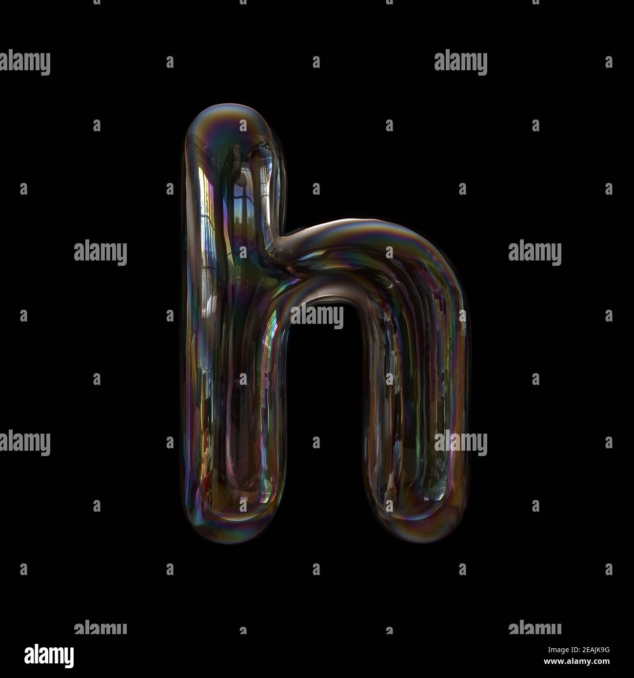 Bubble Letter H Lowercase