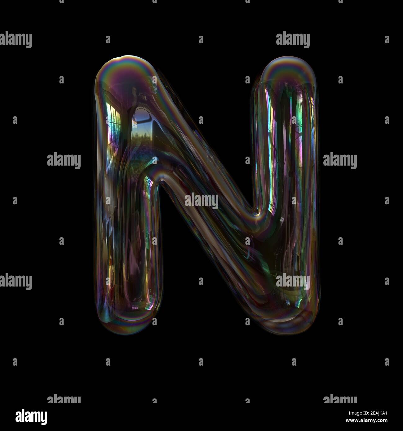 Bubble Letter Capital I