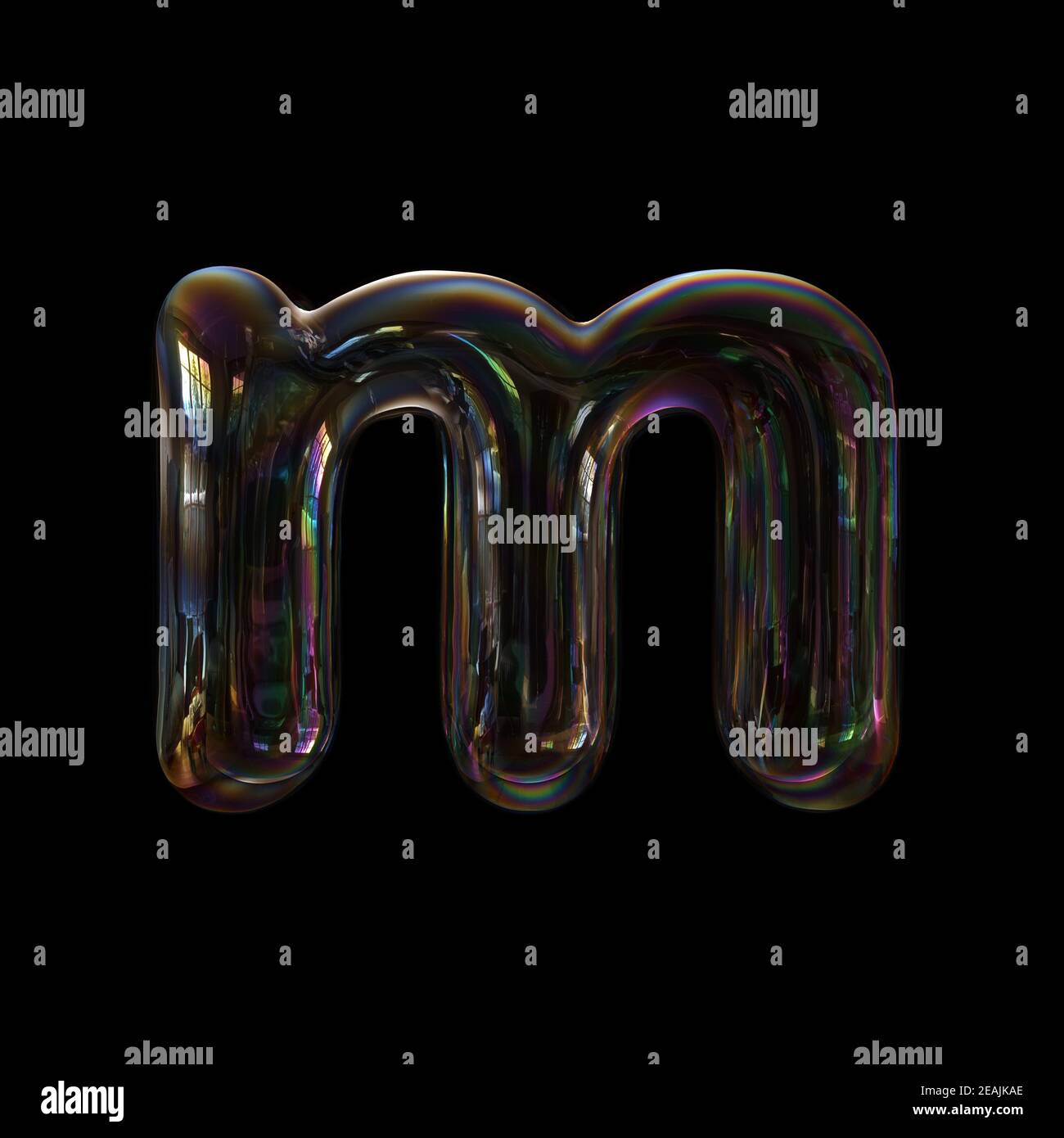 Bubble Letters Lowercase M