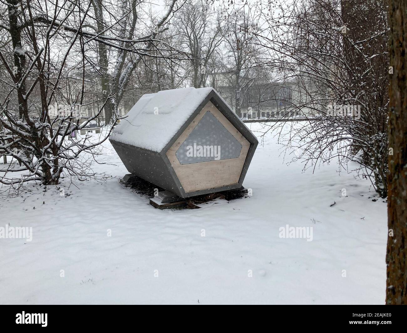 Germany homeless pods hi-res stock photography and images - Alamy