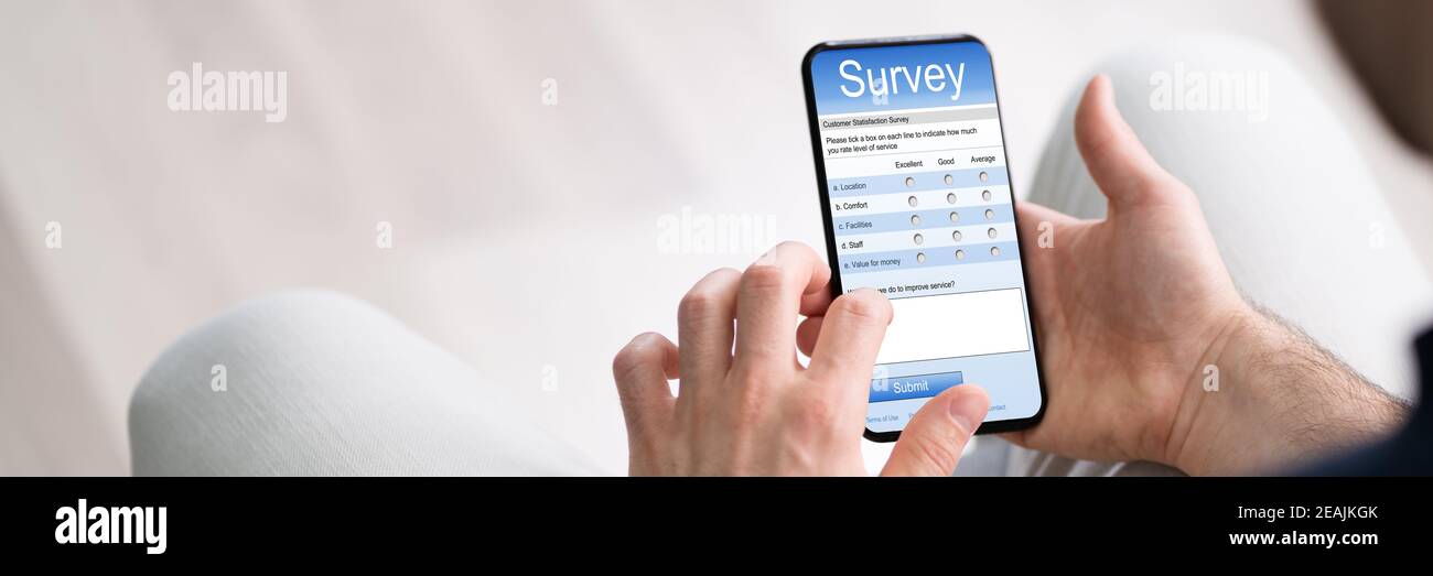 Fill filling survey questionnaire hi-res stock photography and images ...