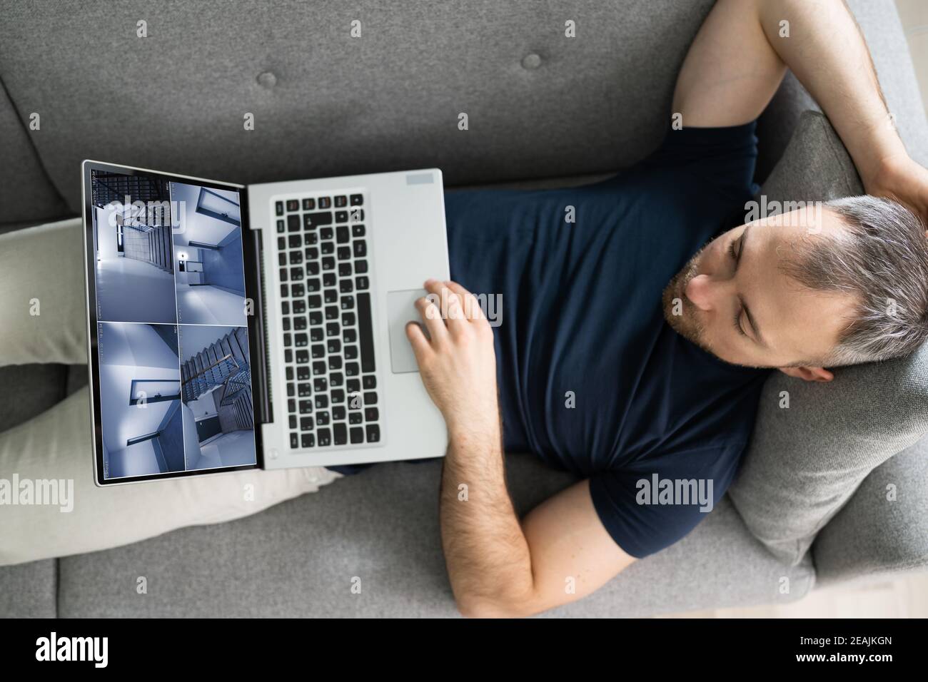 Cctv footage man hi-res stock photography and images - Alamy