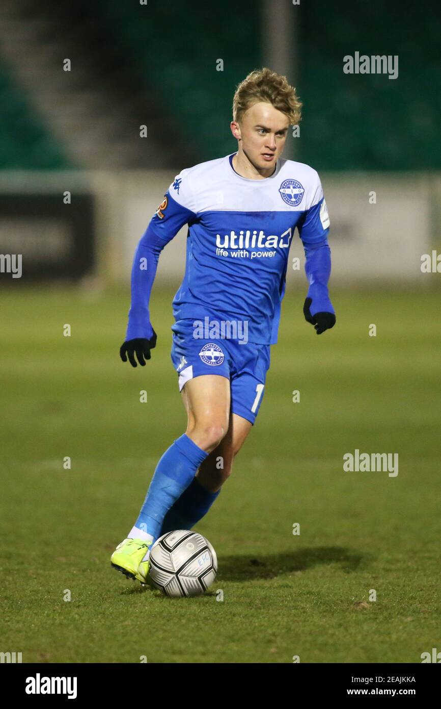 Eastleigh, UK. 09th Feb, 2021. during the National League game between ...