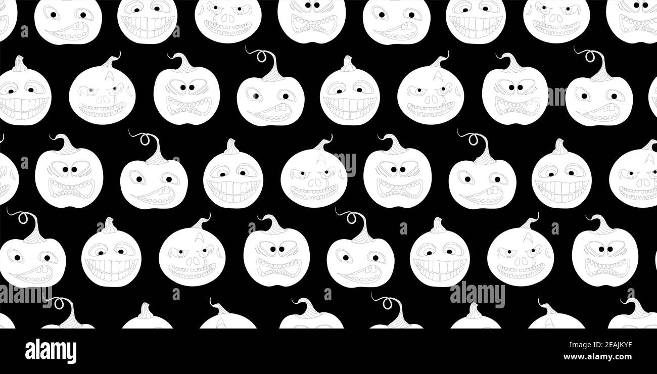 Illustration pattern spooky flying Cut Out Stock Images & Pictures - Alamy