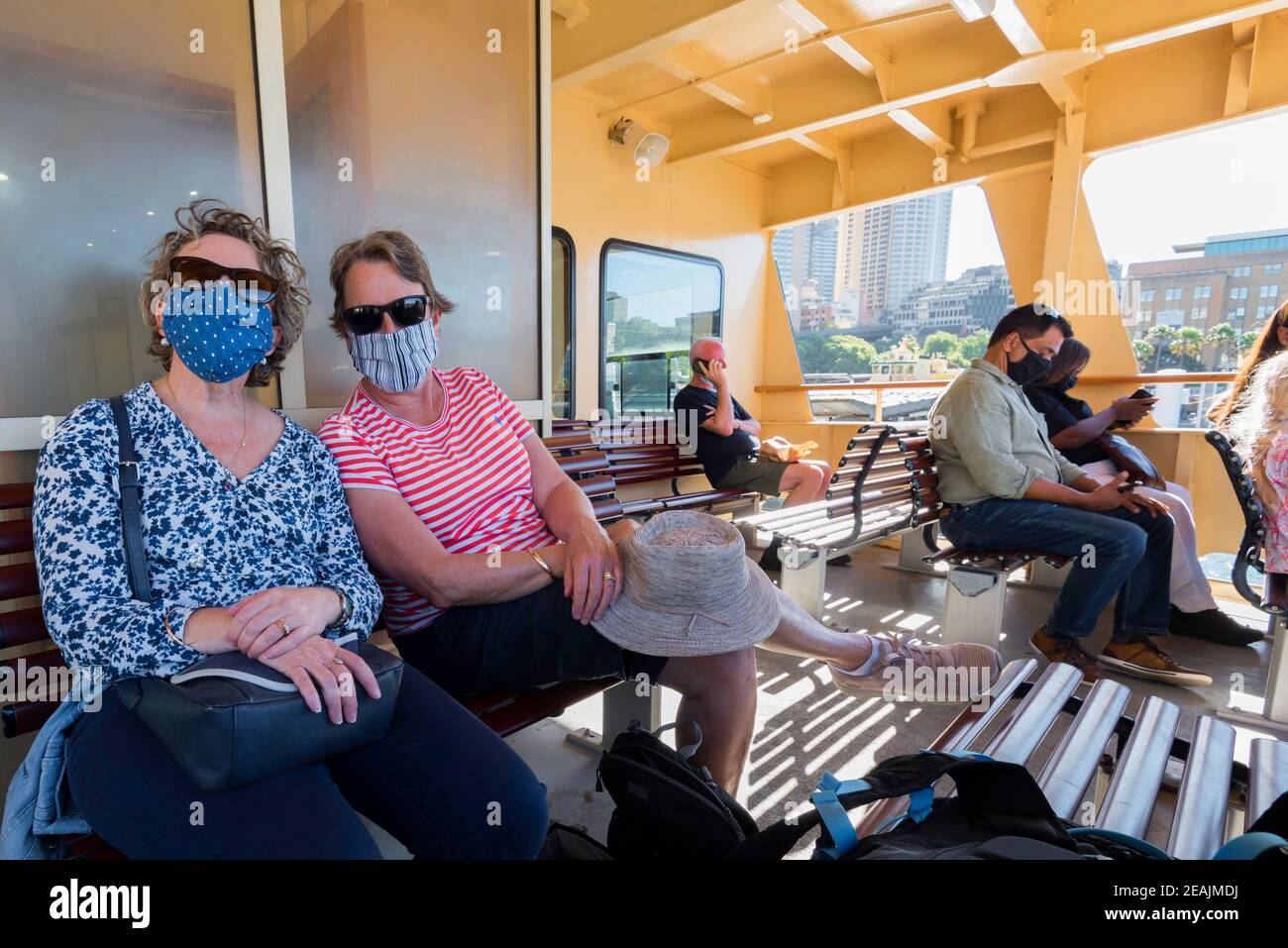 Australian women wearing face masks hi-res stock photography and images ...