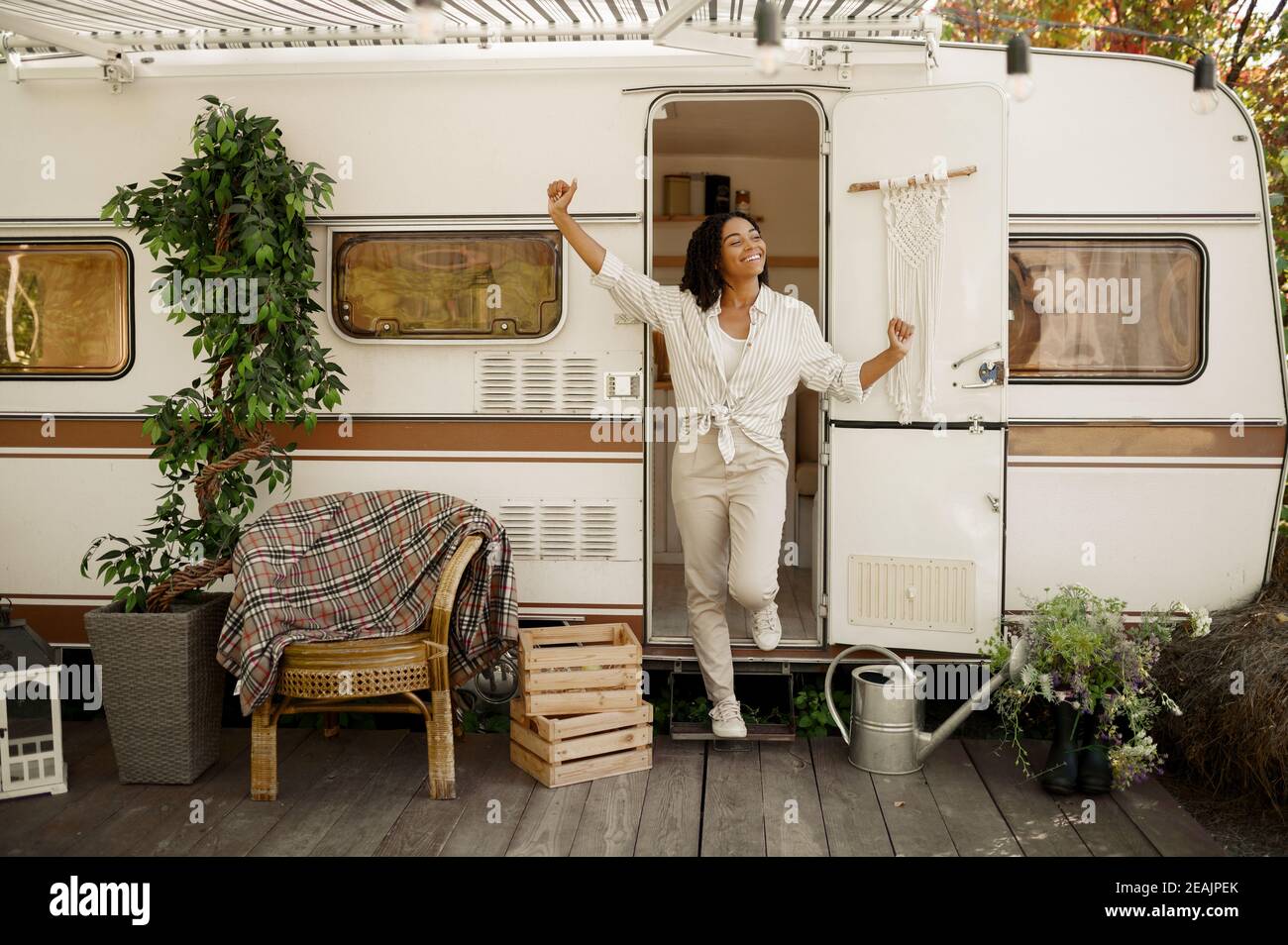 Entrance to caravan park hi-res stock photography and images - Alamy