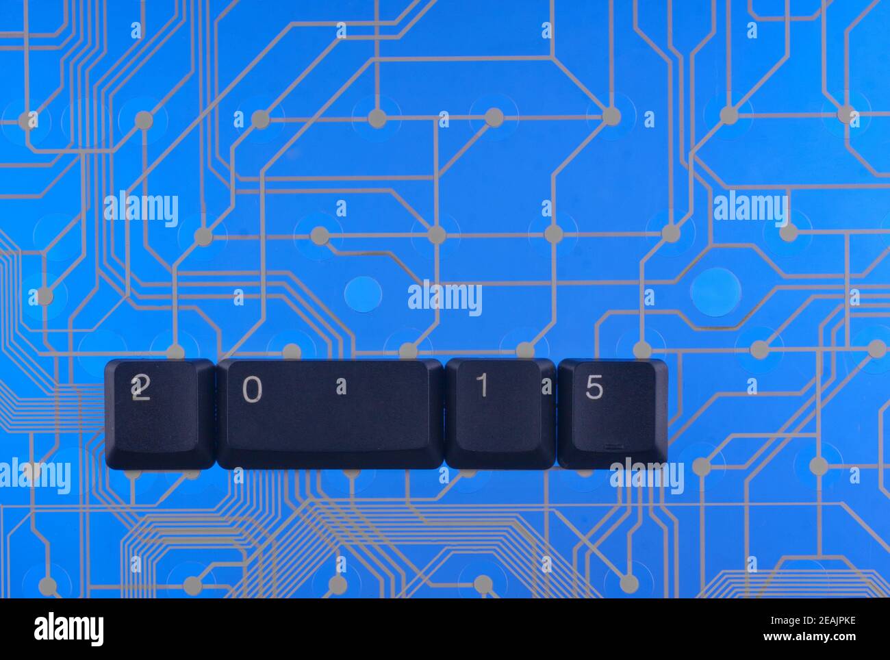 Happy New Year is lined keyboard keys Stock Photo - Alamy