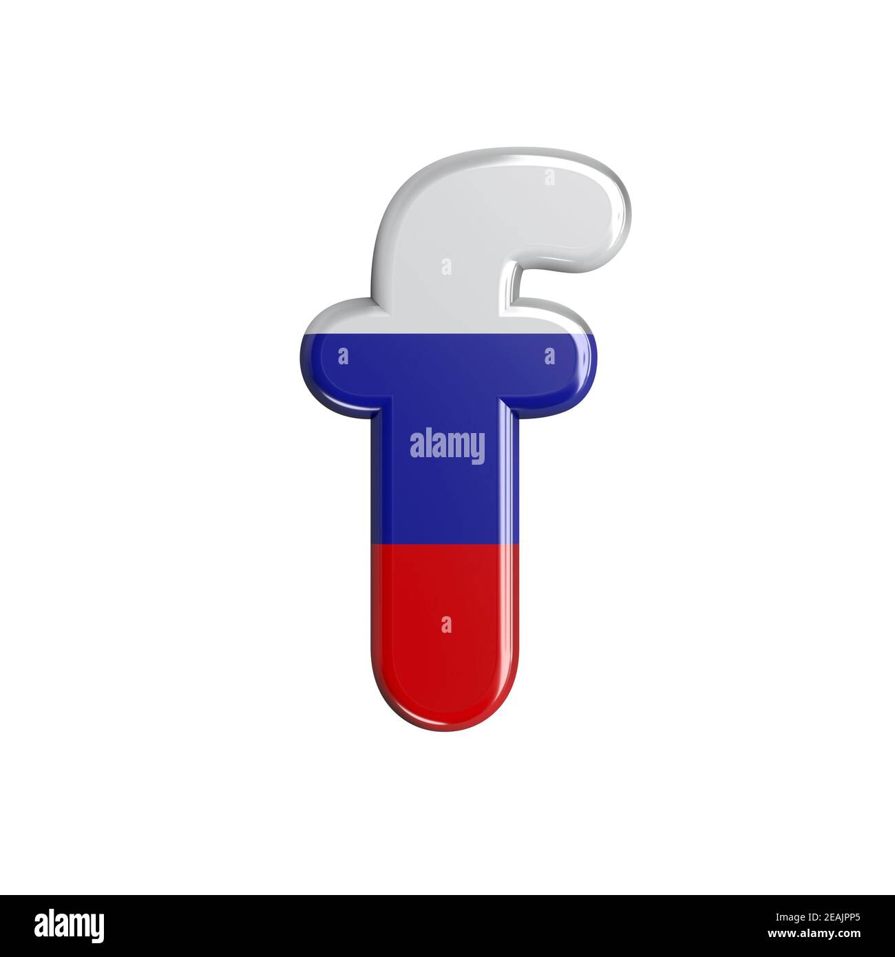 Russia letter F - Small 3d russian flag font - Suitable for Russia ...