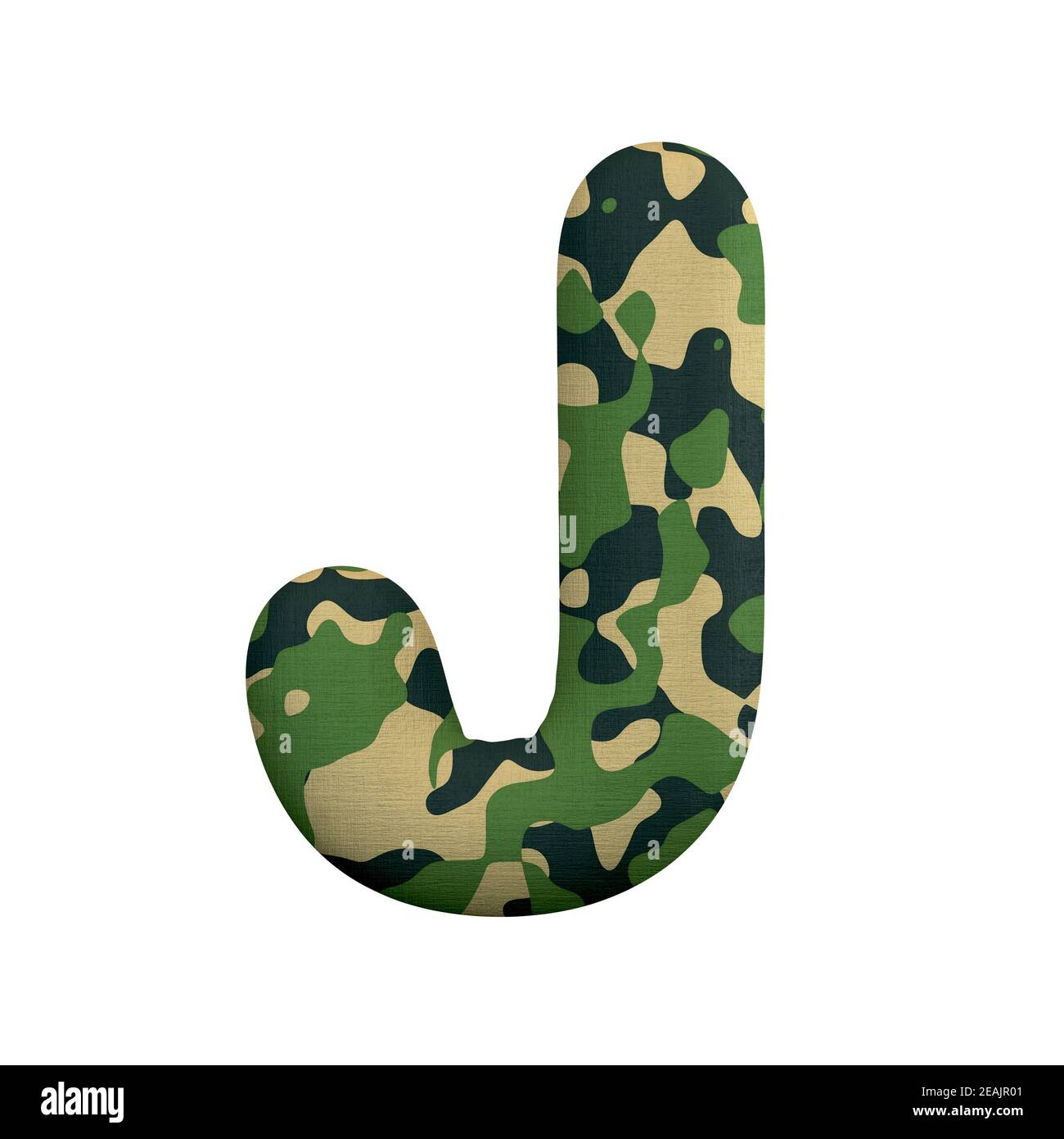 Army letter J - Uppercase 3d Camo font - suitable for Army, war or ...