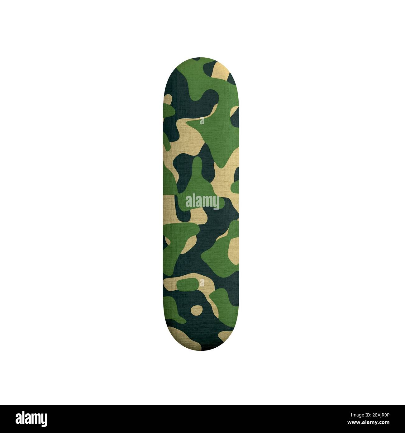 Army letter L - Lowercase 3d Camo font - Suitable for Army, war or ...