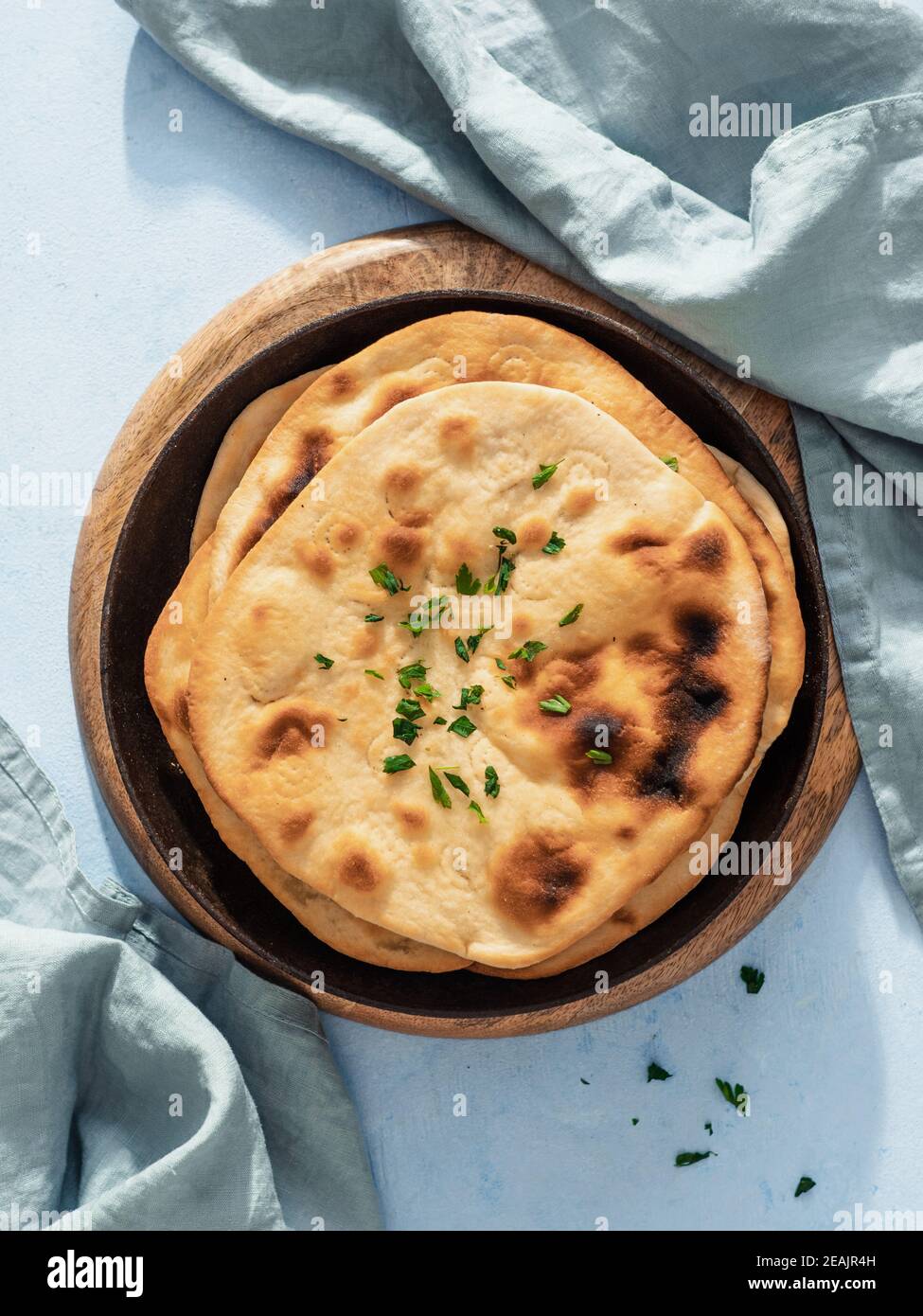 Top view naan hi-res stock photography and images - Alamy