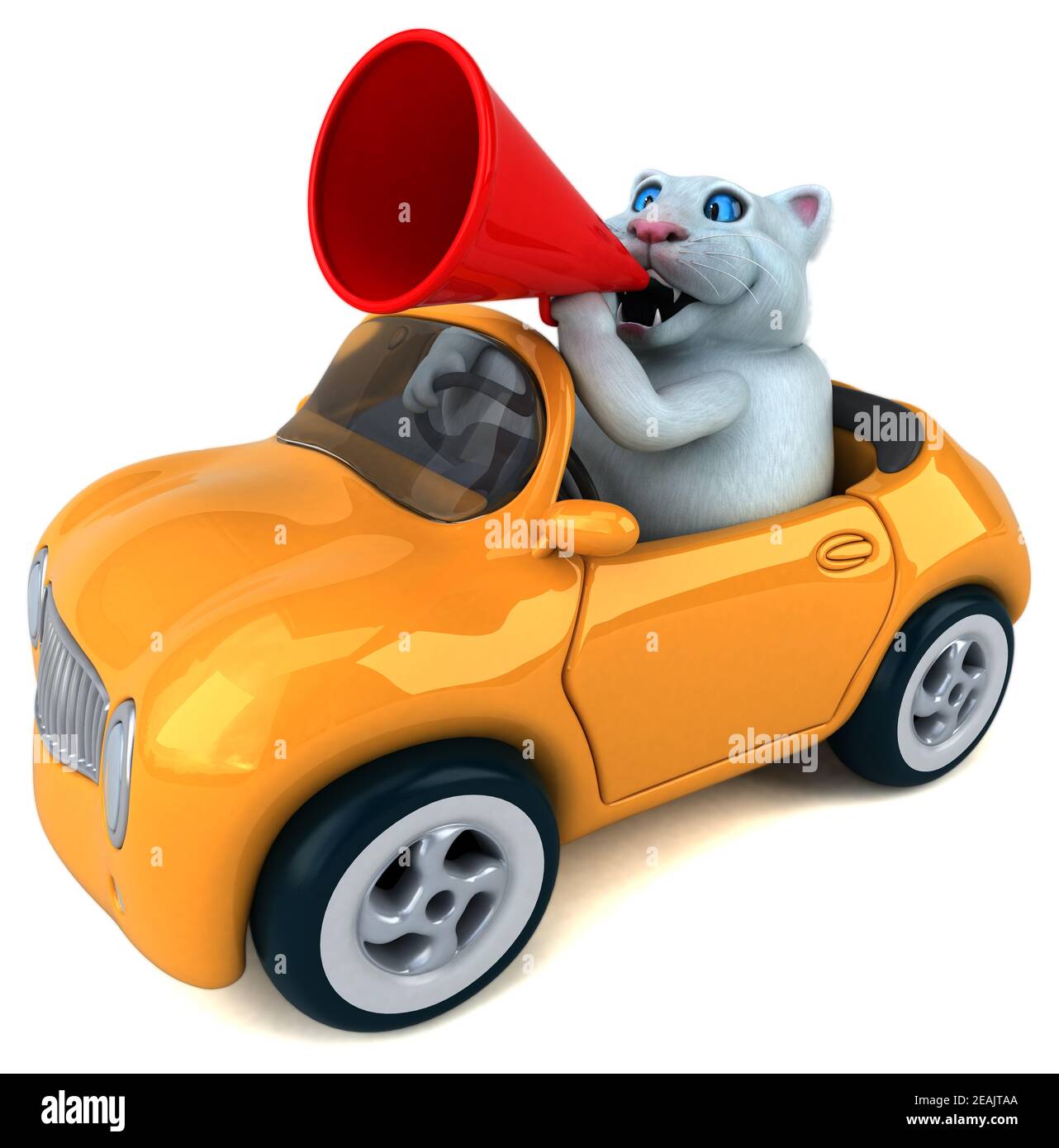 Cat car Cut Out Stock Images & Pictures - Alamy