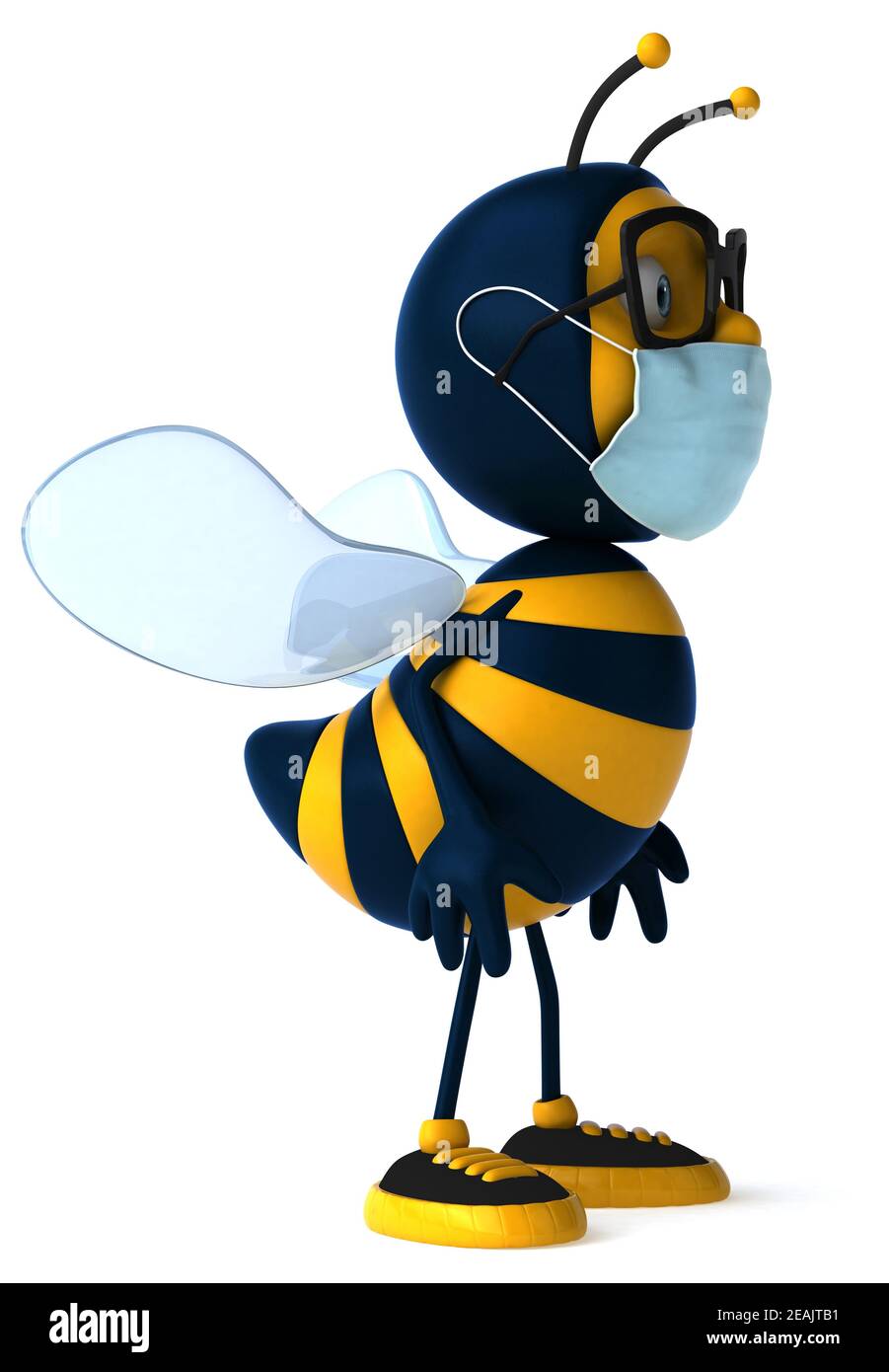 Cartoon bee hi-res stock photography and images - Alamy