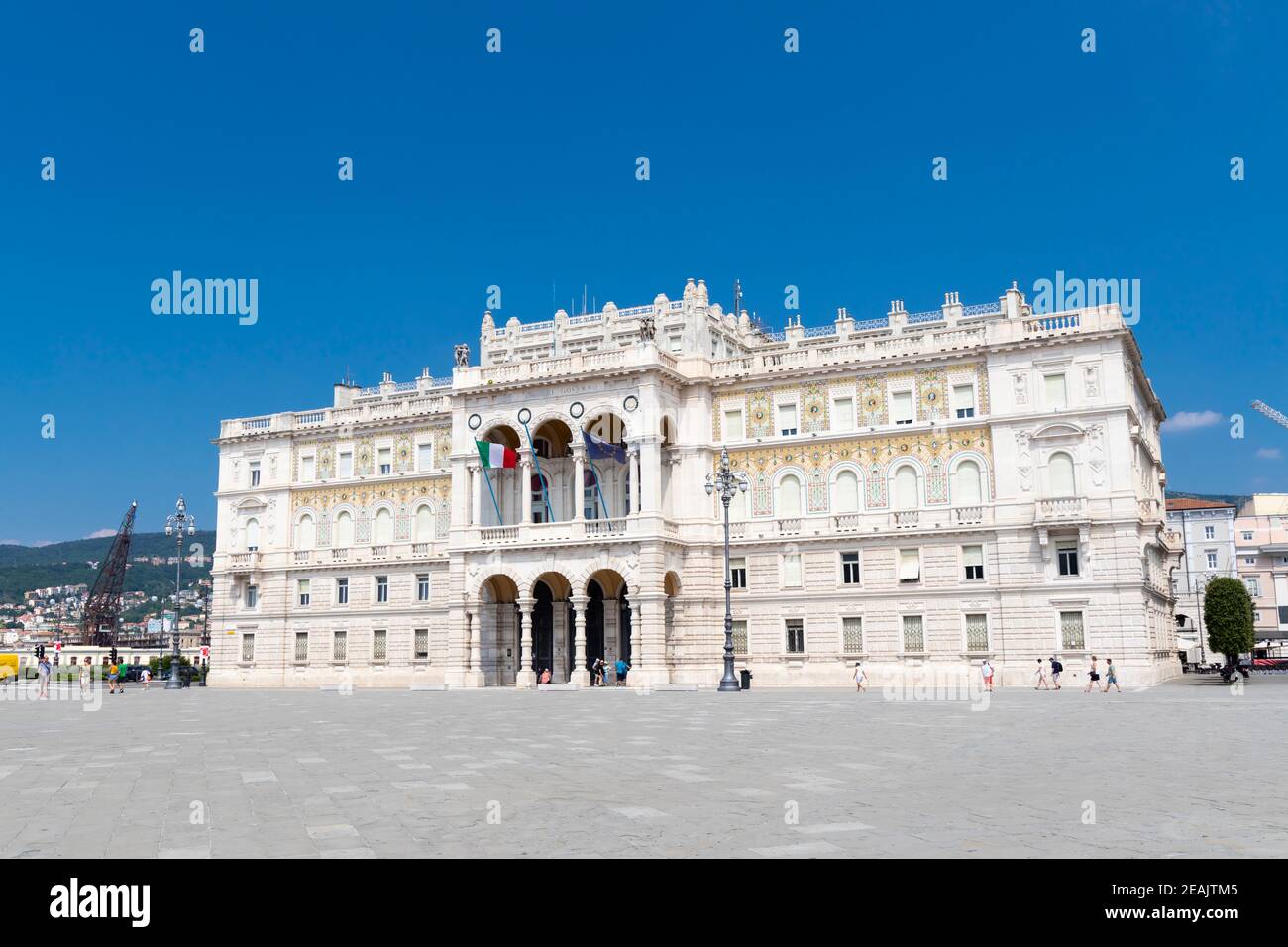Historic centre in Terst, Italy Stock Photo - Alamy