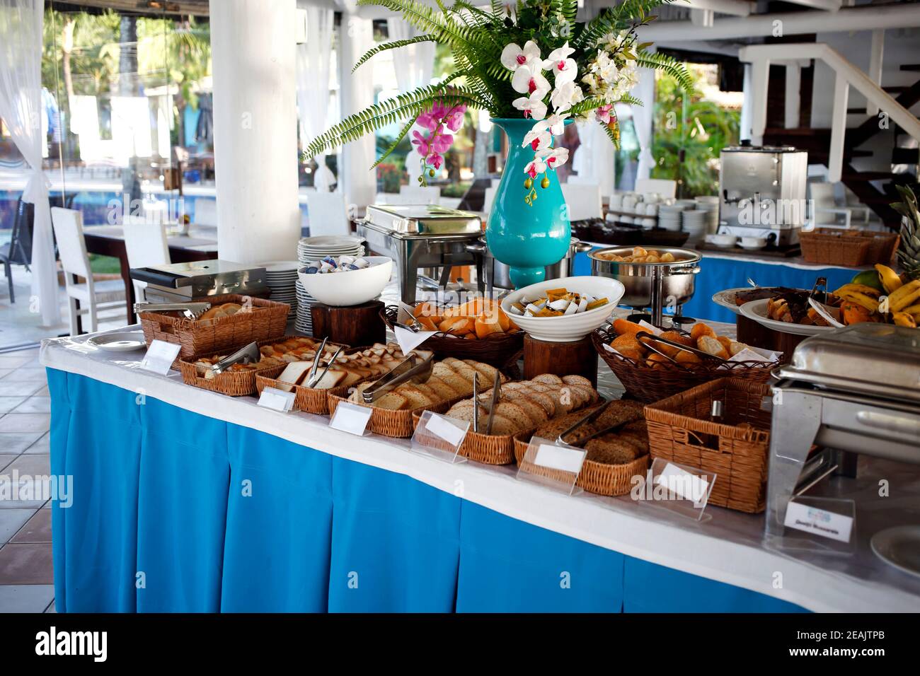 Breakfast at the hotel Stock Photo - Alamy