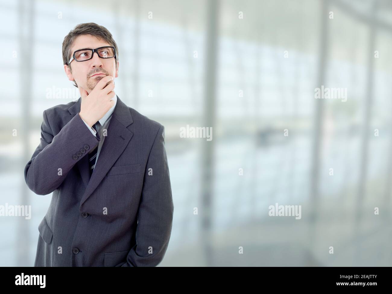 Adult office thinking hi-res stock photography and images - Alamy