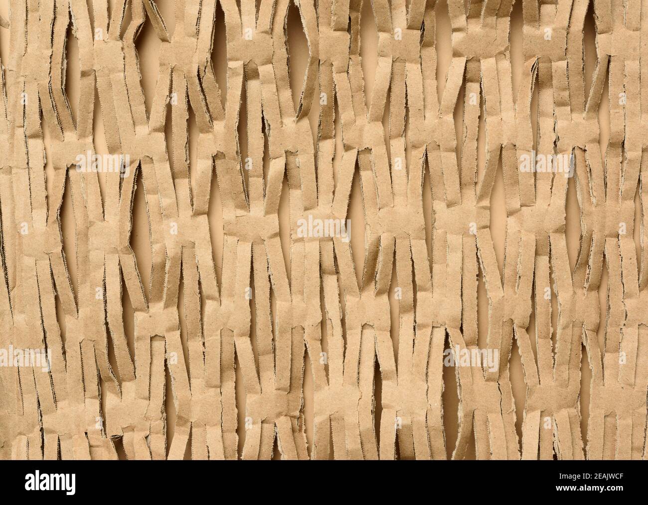 texture of sliced brown kraft paper strips Stock Photo - Alamy