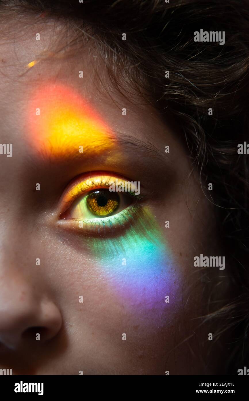 Rainbow Children Eyes