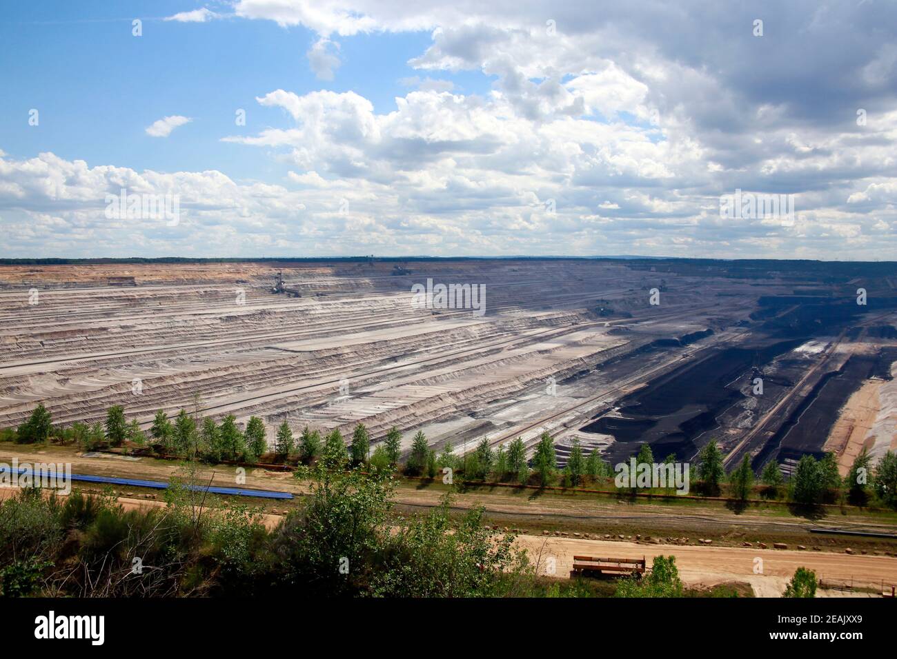 Opencast lignite mining area hi-res stock photography and images - Alamy