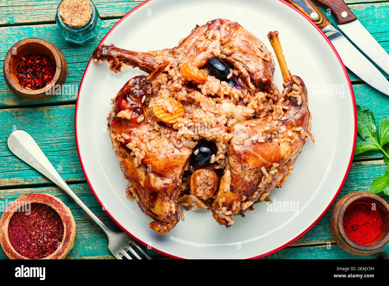 Rabbit risotto hi-res stock photography and images - Alamy