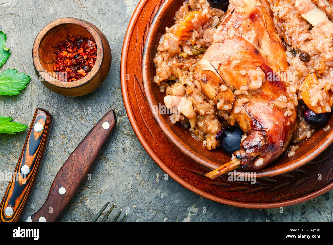 Rabbit risotto hi-res stock photography and images - Alamy