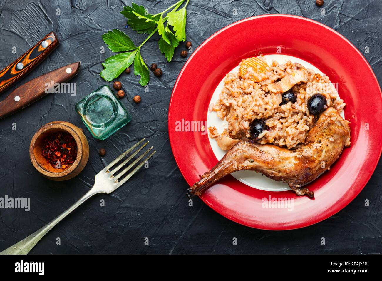 Rabbit risotto hi-res stock photography and images - Alamy