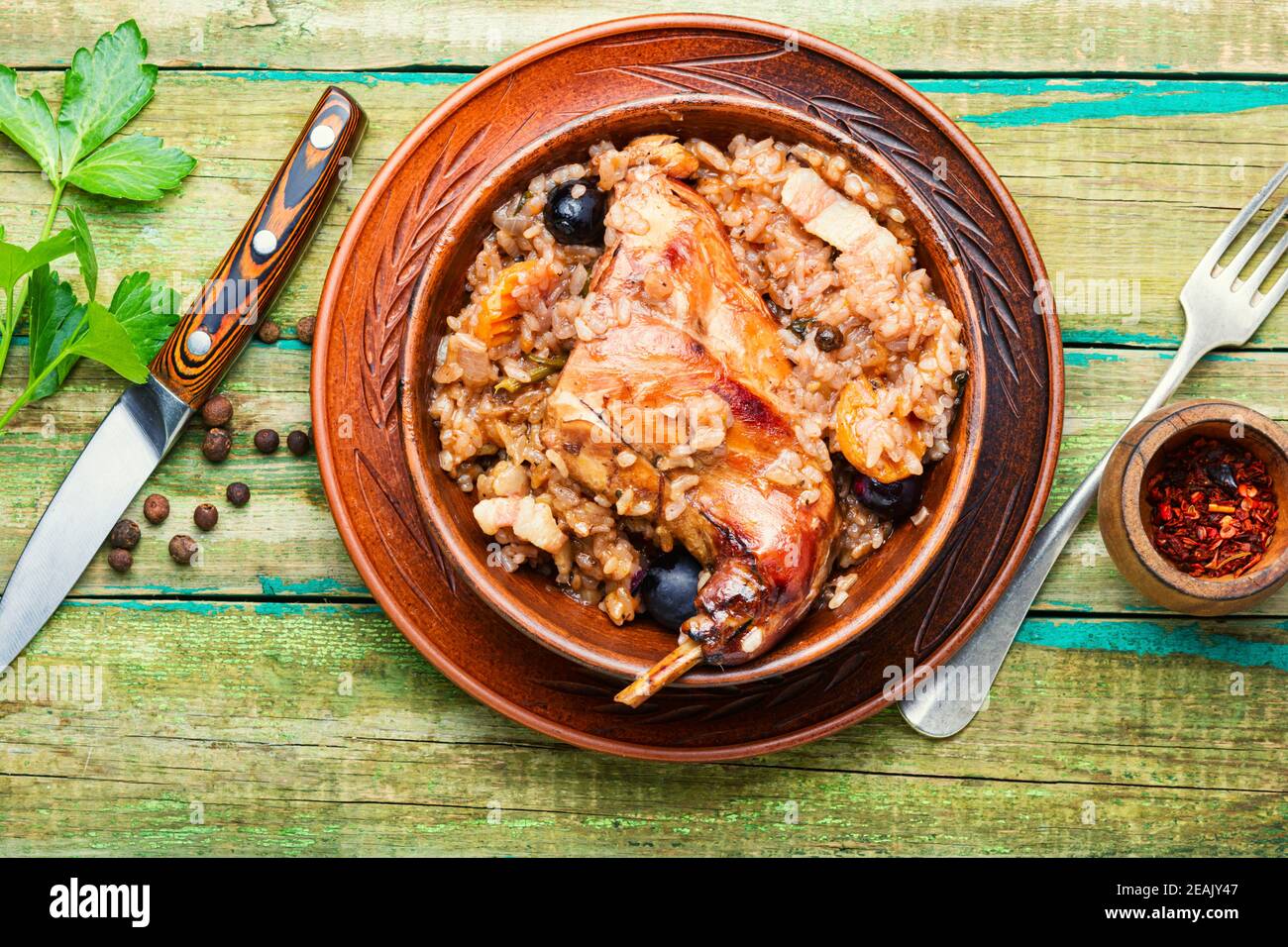 Rabbit risotto hi-res stock photography and images - Alamy