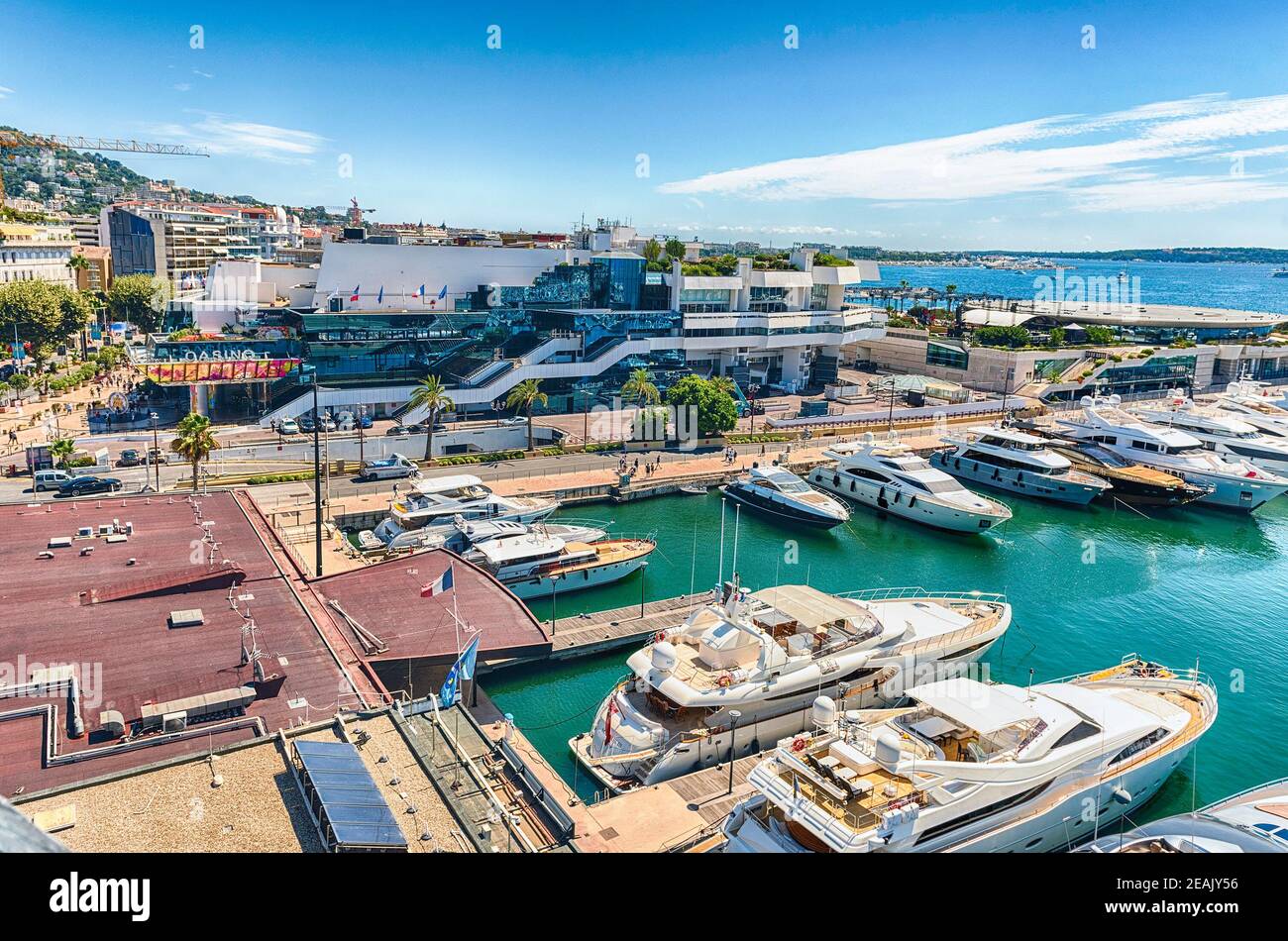 Aerial view of cannes, france hi-res stock photography and images - Alamy