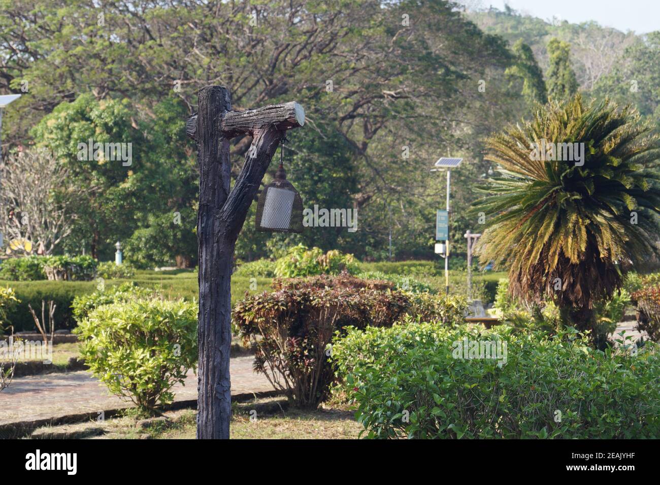 Street lamp in the Vazhani garden Stock Photo - Alamy