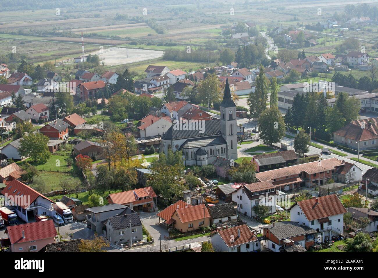 Parish Church of St. Martin in Dugo Selo, Croatia Stock Photo - Alamy