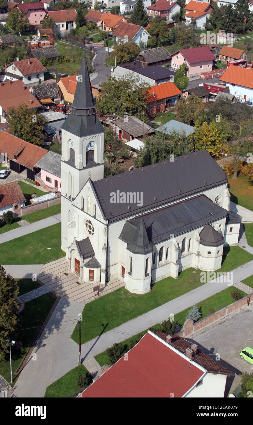 Parish Church of St. Martin in Dugo Selo, Croatia Stock Photo - Alamy