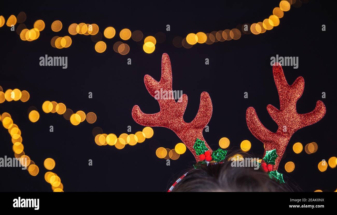 Santa horns hi-res stock photography and images - Alamy