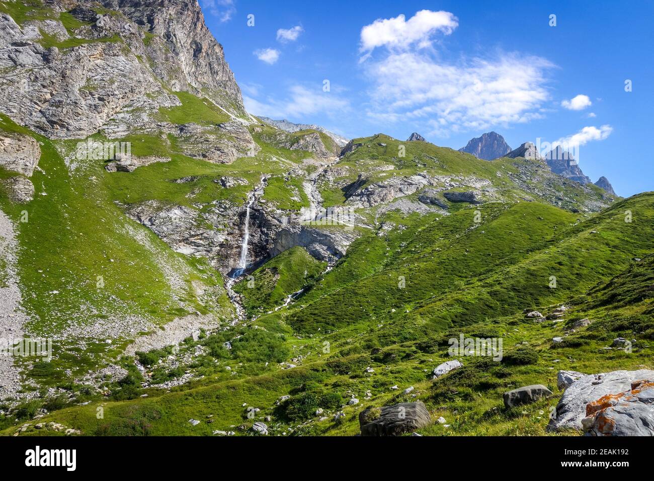 Alps waterfall france landscape hi-res stock photography and images - Alamy