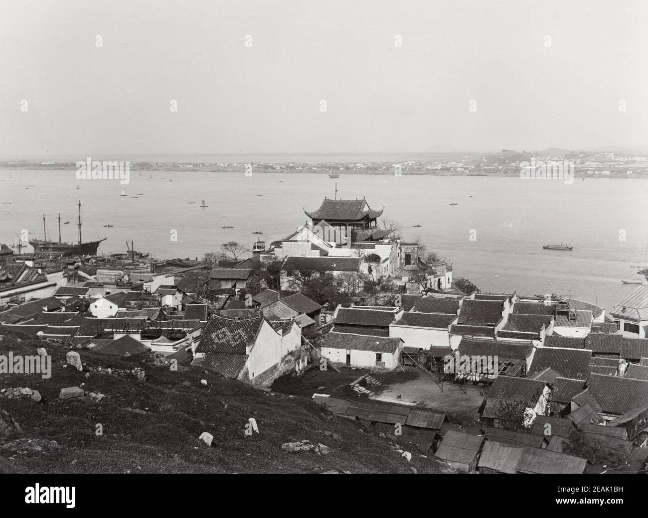 Early 20th century photograph: Yanztze River view, Hanyang, modern ...