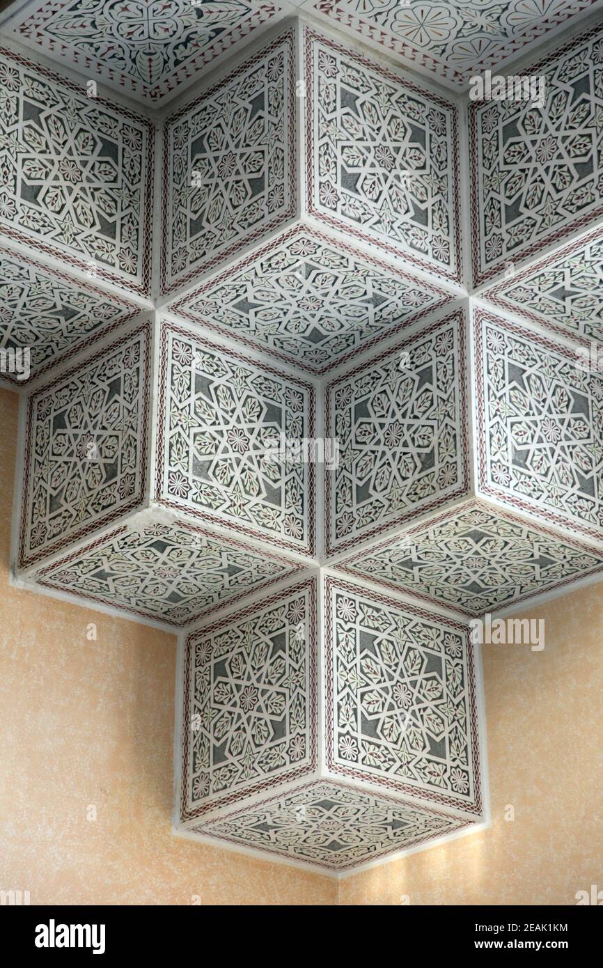 Mosque tunisian interior design tunisia hi-res stock photography and ...