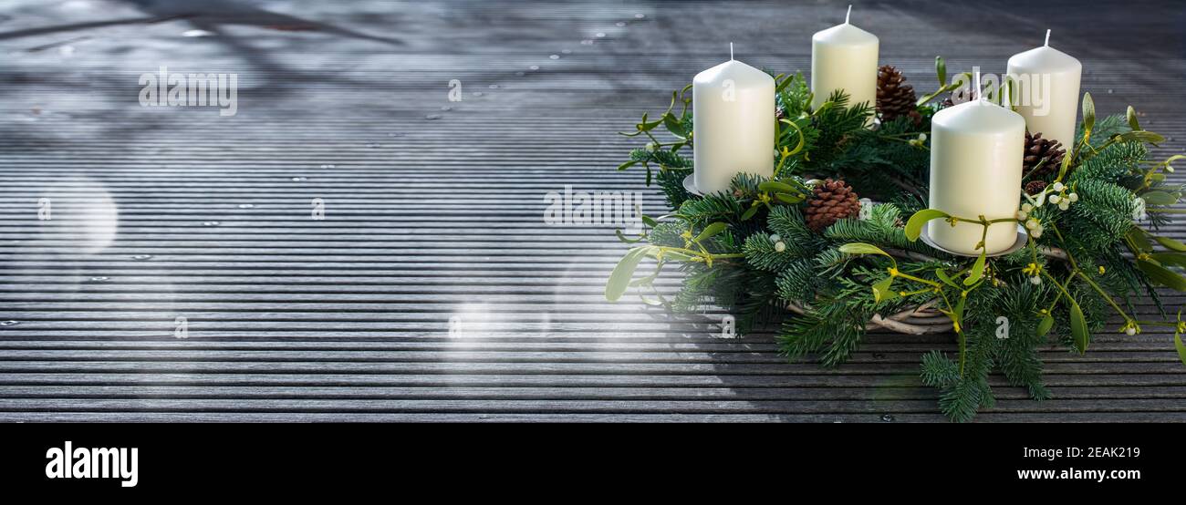Advent wreath concept christmas hi-res stock photography and images - Alamy