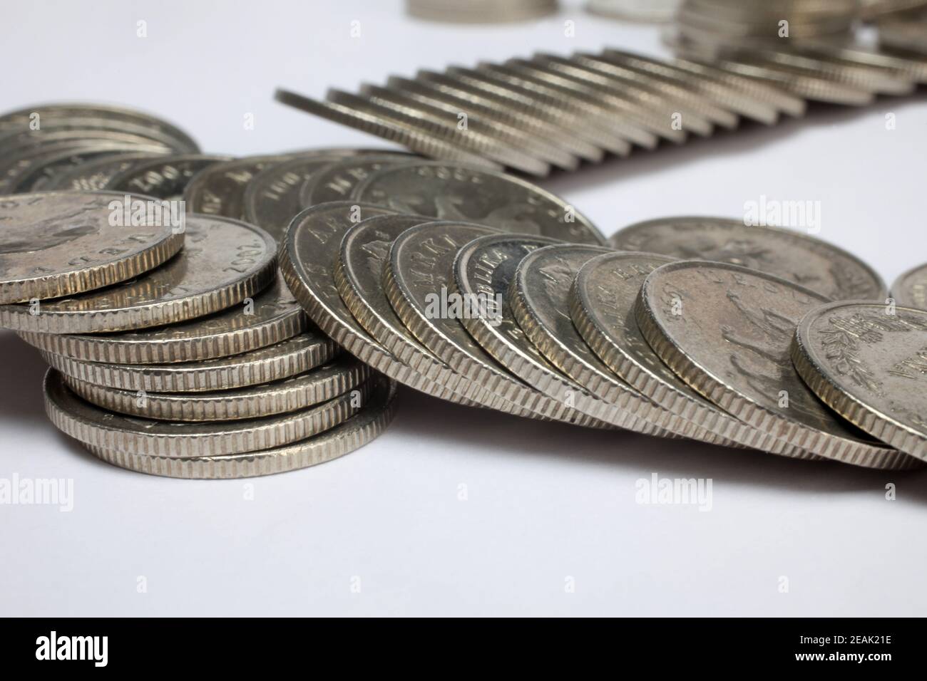 Kuna coins, Croatian money Stock Photo - Alamy