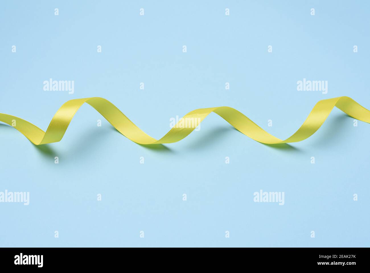 Blue silk ribbons on hi-res stock photography and images - Alamy