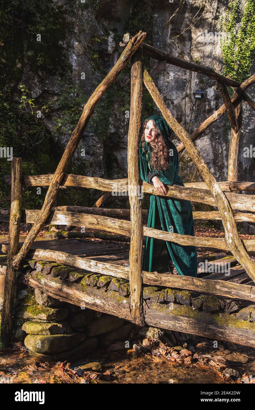 Witch costume woman hi-res stock photography and images - Alamy