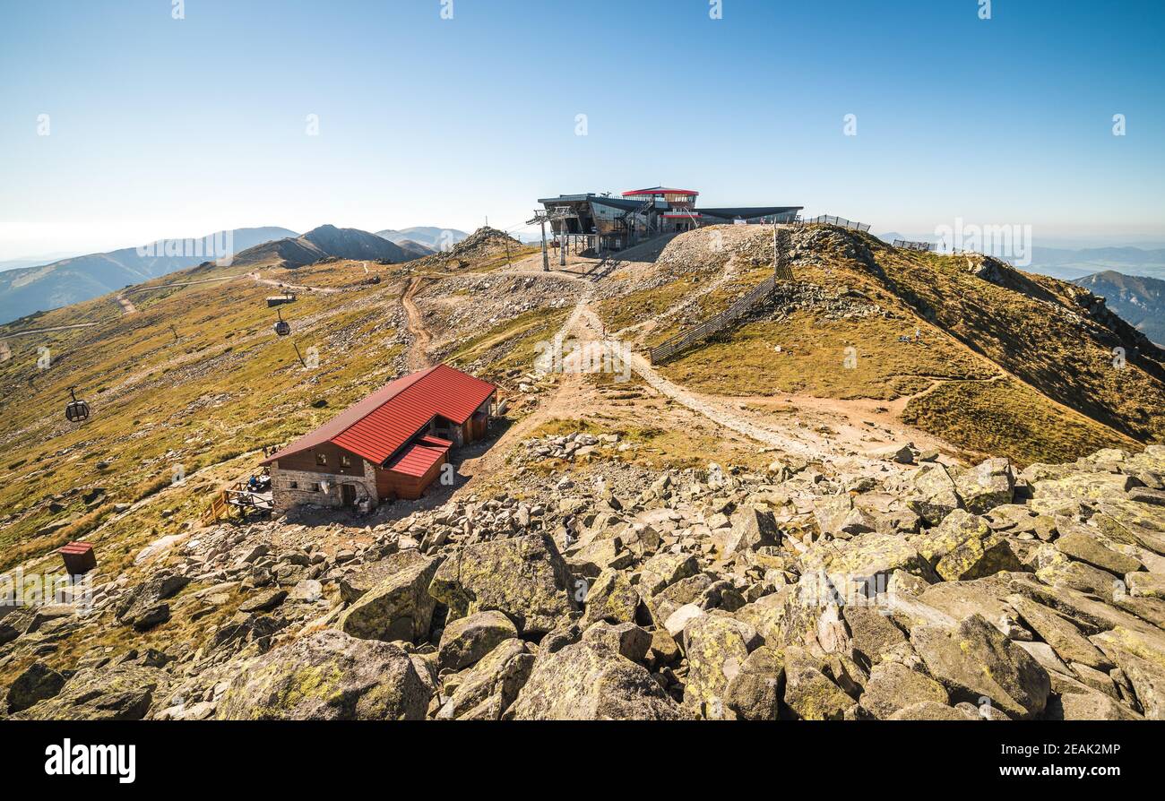View from Mount Chopok, Low Tatras National Park, Slovakia Stock Photo ...