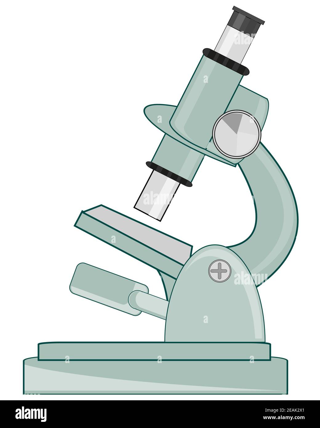 Scientific tools microscope for increase and studies microorganism ...