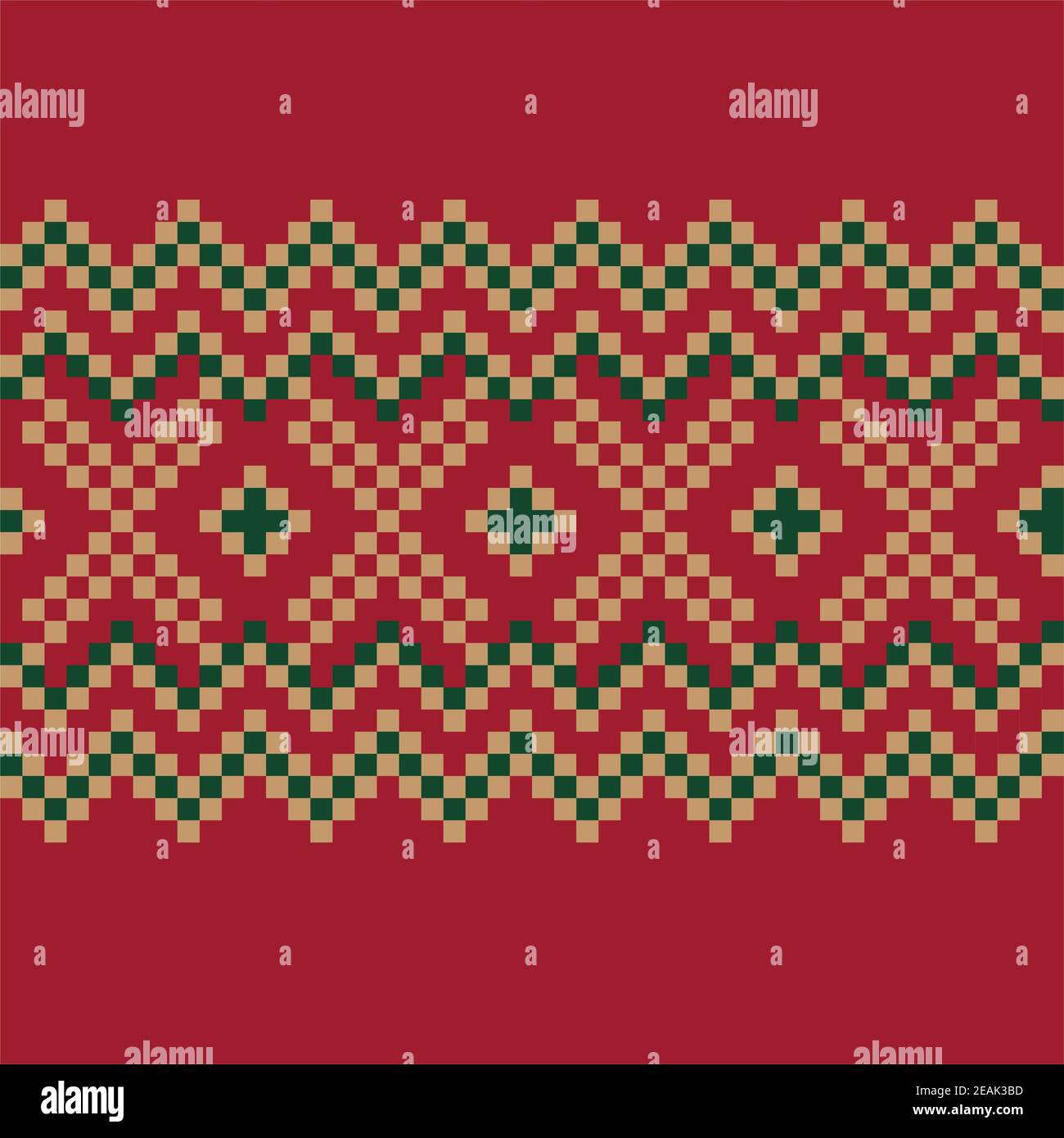 Christmas fair isle pattern background for fashion textiles, knitwear ...