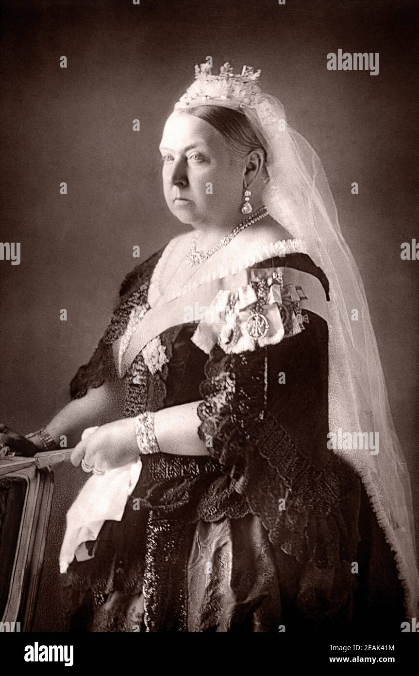 Engraving of Victoria (Alexandrina Victoria; 1819 – 1901), Queen of the ...