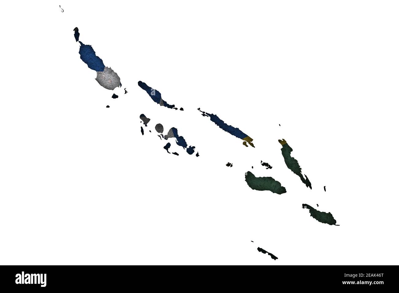 Map of solomon islands hi-res stock photography and images - Alamy