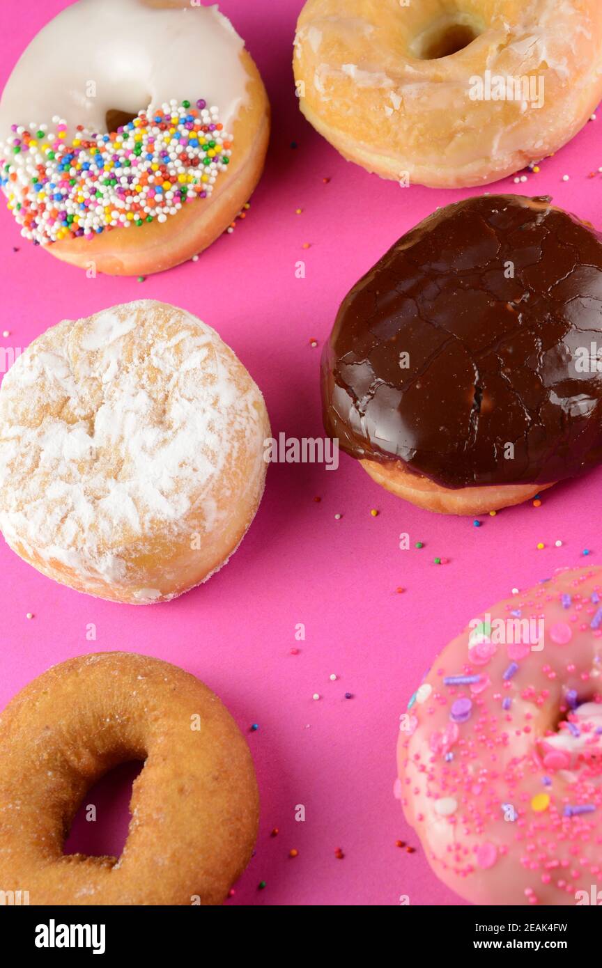 Fresh Baked Donuts Stock Photo - Alamy