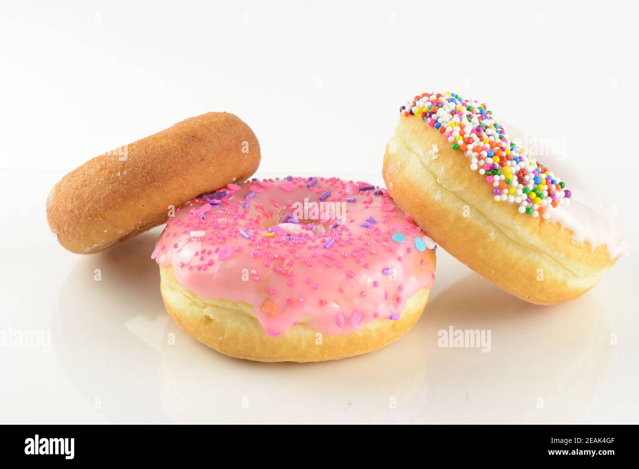 Assorted Fresh Donuts Stock Photo - Alamy