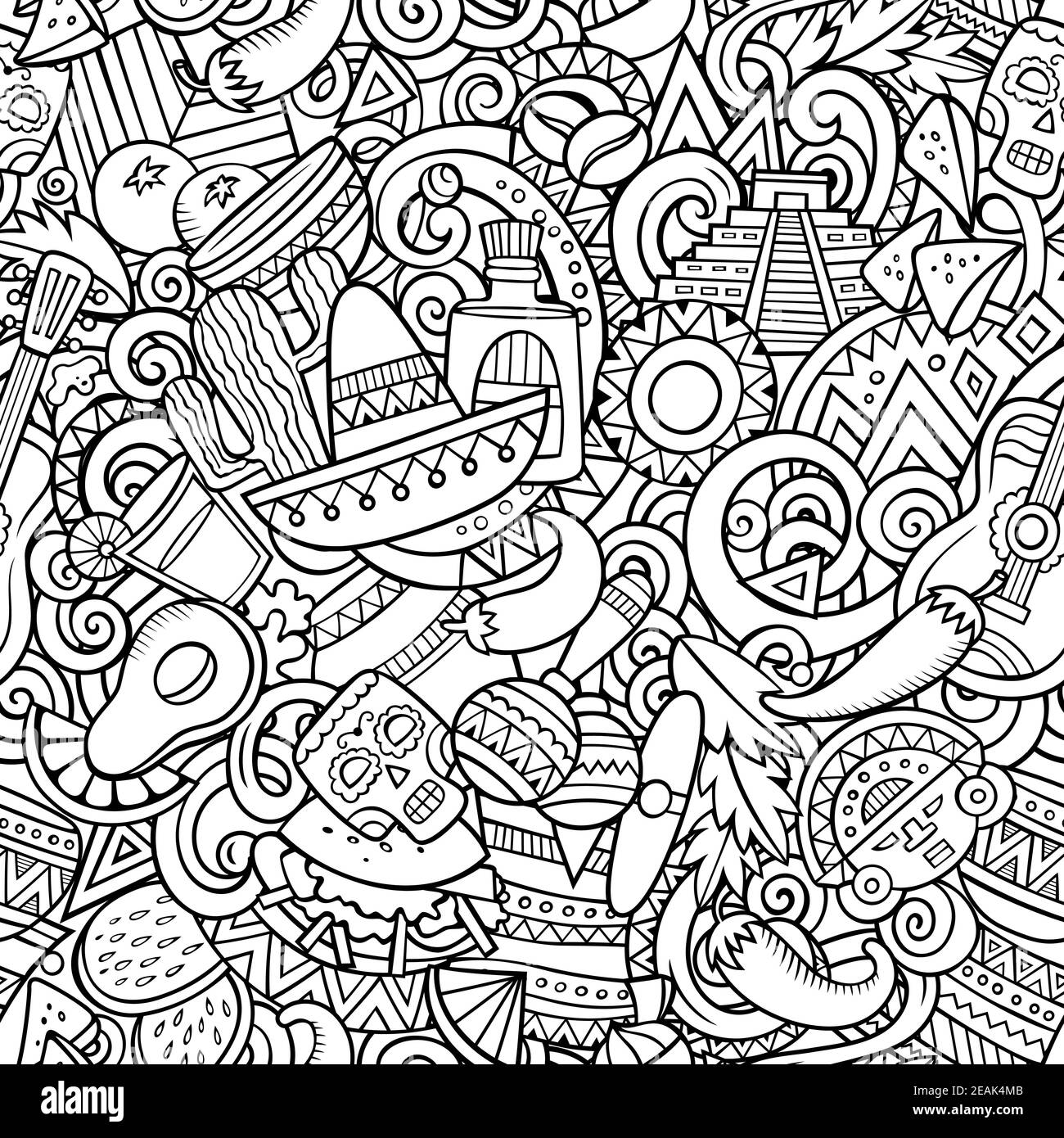 National symbols of mexico Black and White Stock Photos & Images - Alamy