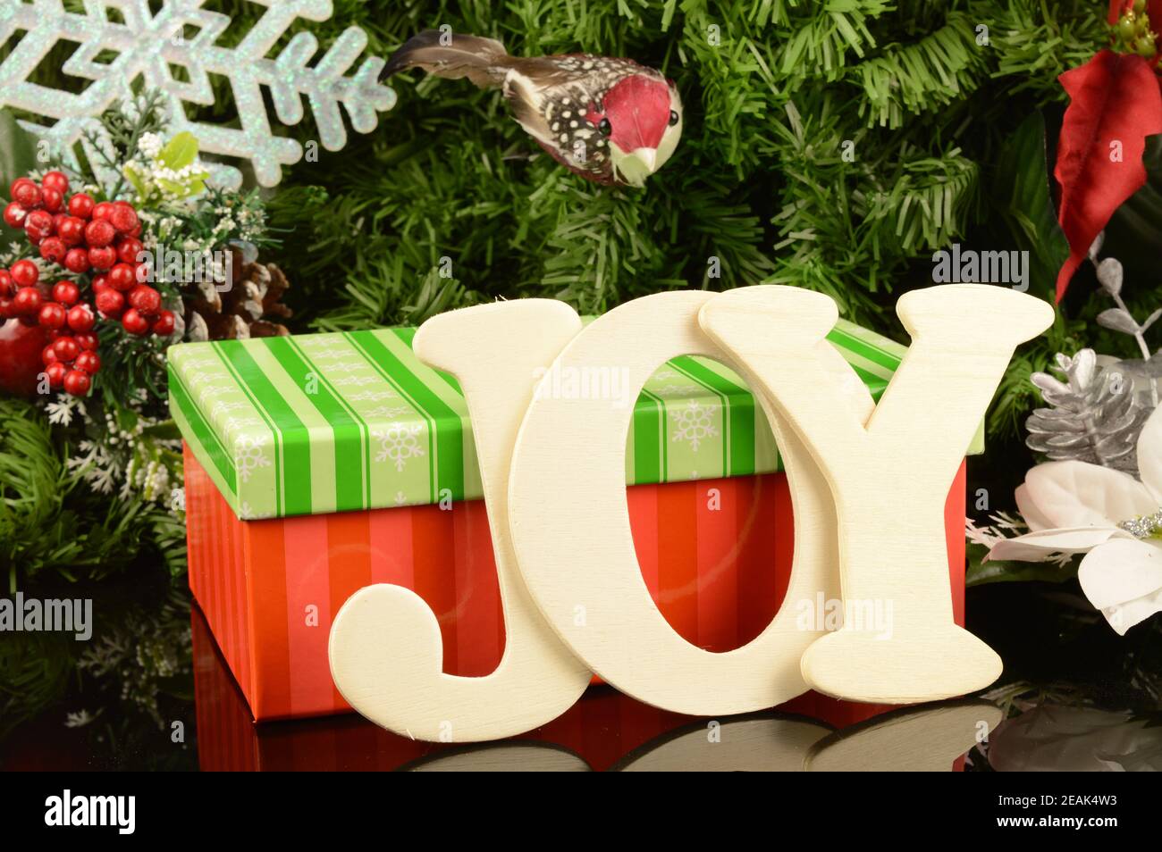 Joy Of Gift Giving Stock Photo - Alamy