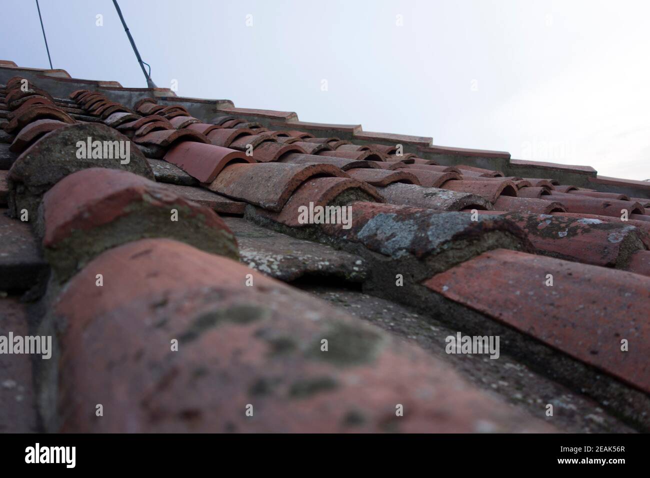 Brick roof hi-res stock photography and images - Alamy
