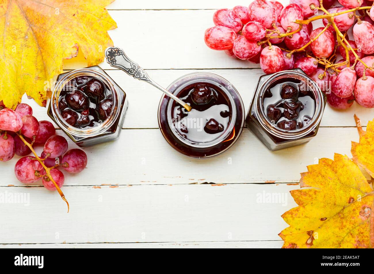 Grape jam jar hi-res stock photography and images - Alamy